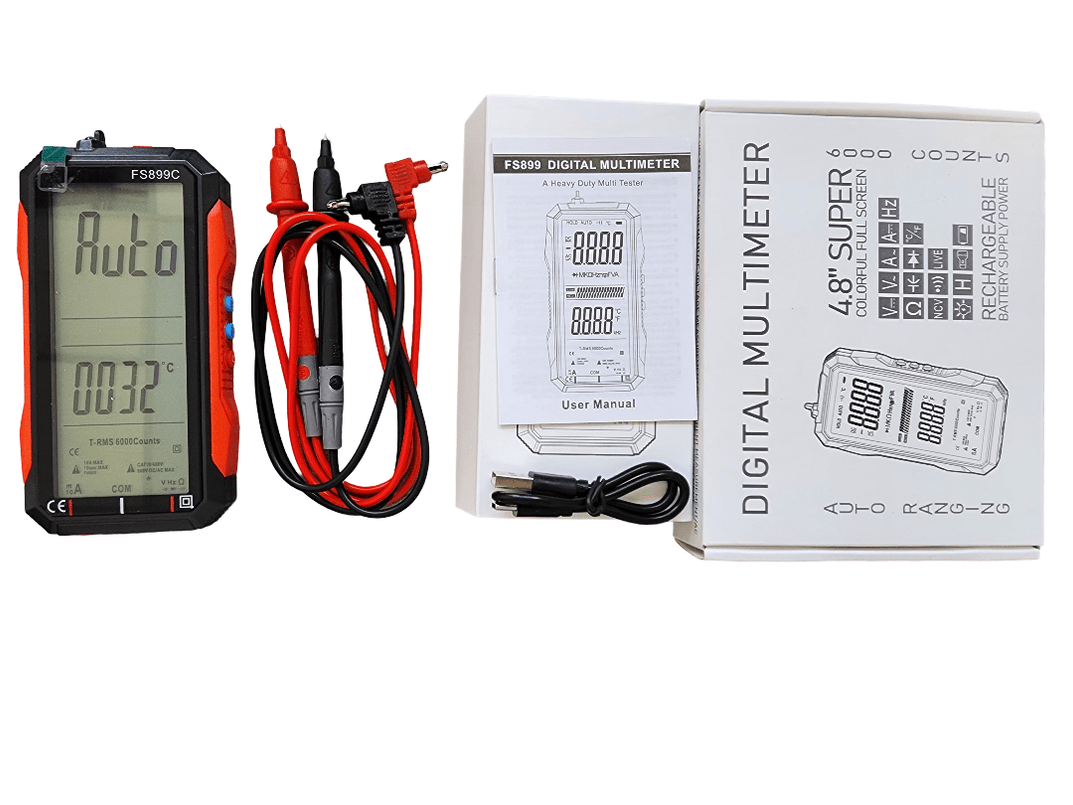 Multímetro digital autorango FS899C