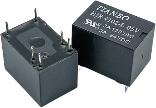 Mini relé 5VDC 3A 6 pines
