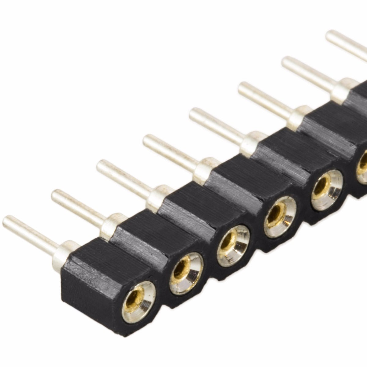 Tira de pin header hembra redondo - Electrónica DIY Guatemala