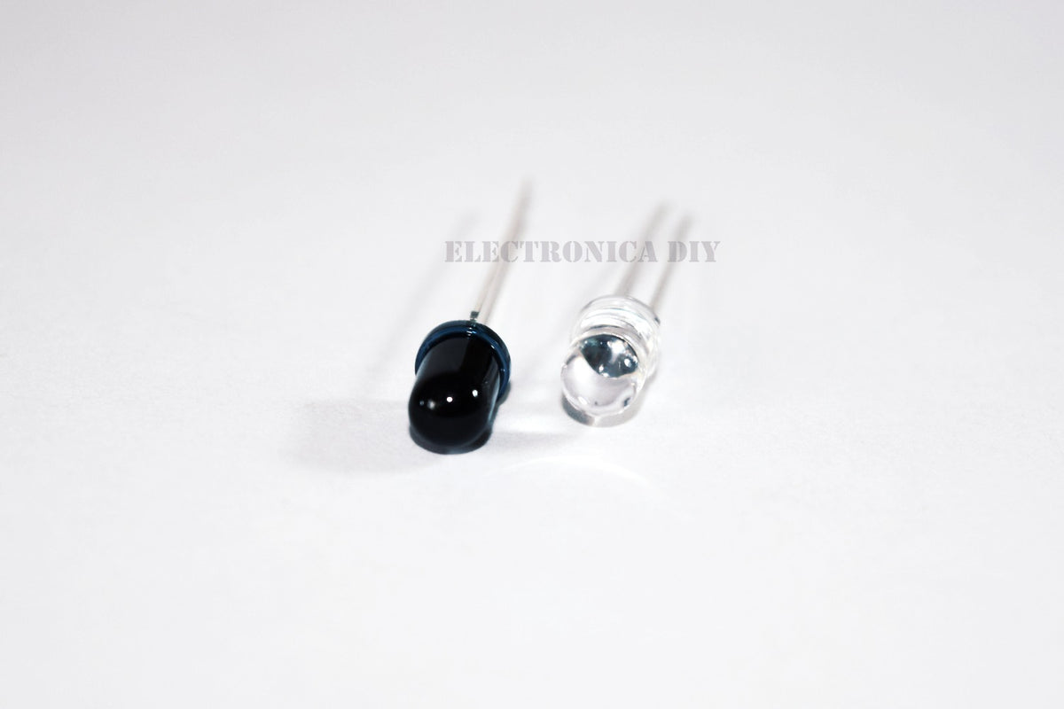 LED Infrarrojo emisor y receptor - Electrónica DIY Guatemala